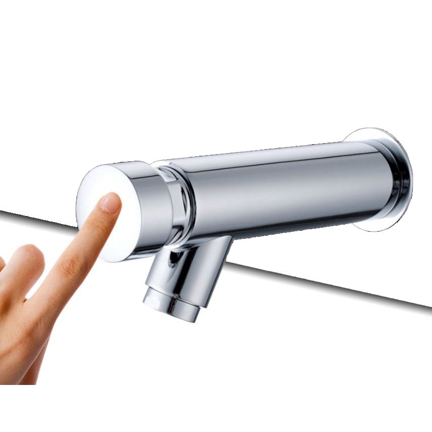 Wall mounted timed flow taps self closing faucet push button wall ...