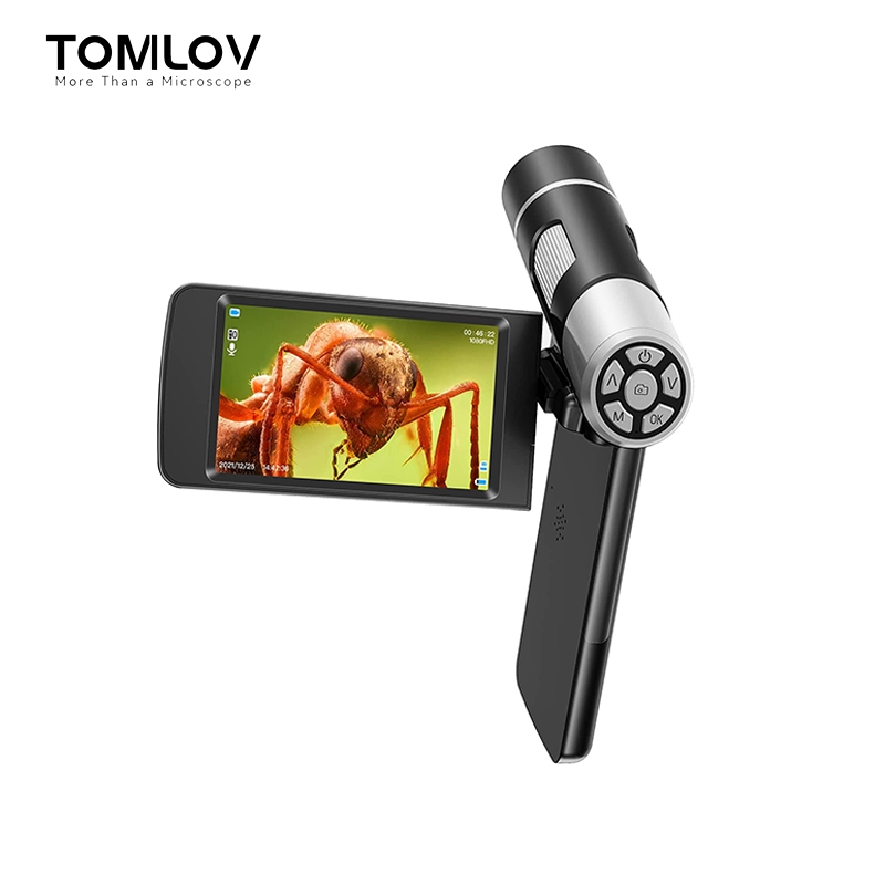 [🔥Outdoor Exploration Microscope🔥] TOMLOV Handheld Digital Microscope ...