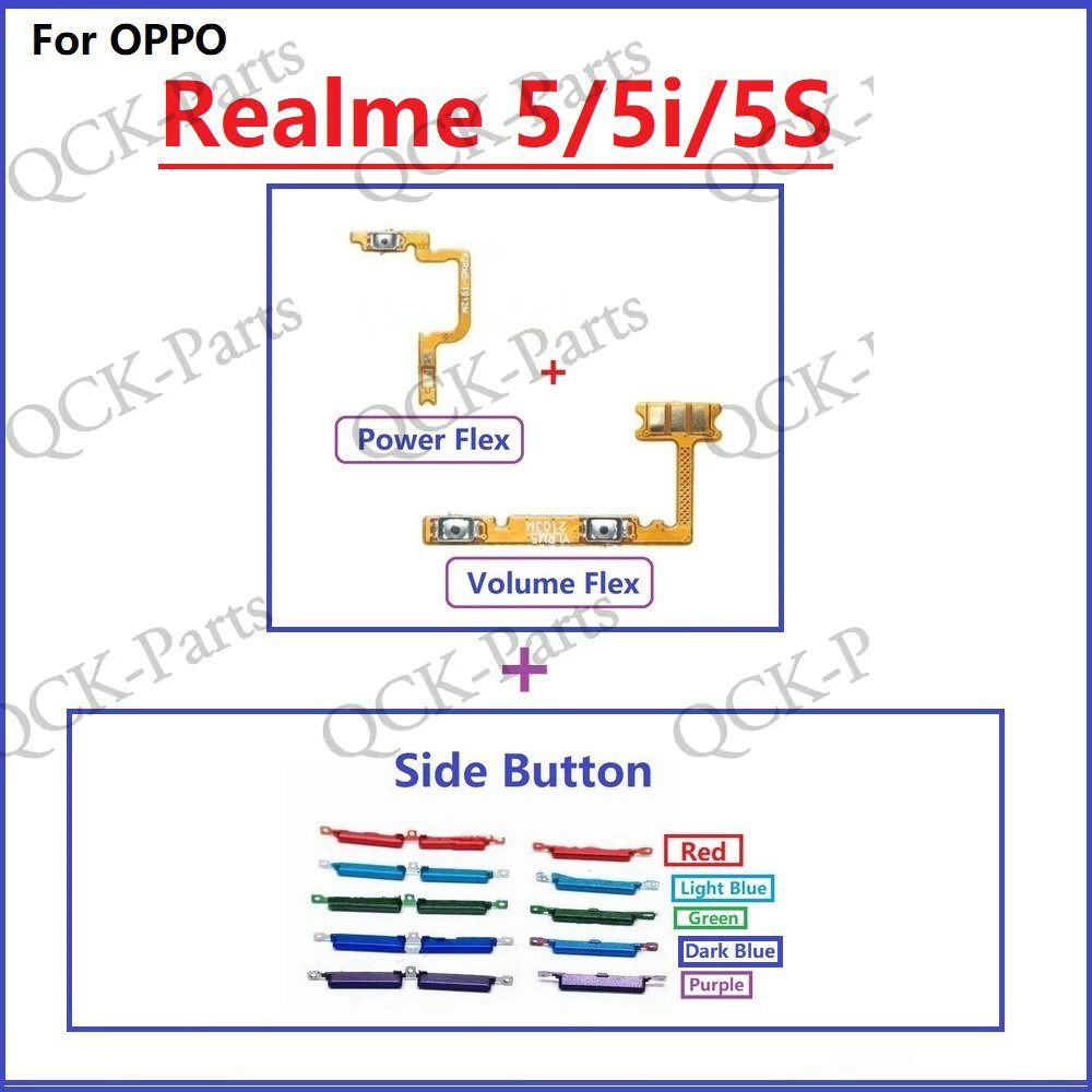 New Switch Key Power On Off and Volume up down Side Button Keys Flex ...