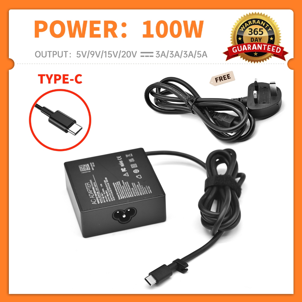 ASUS 100W Type C Laptop Charger for ASUS ROG Flow Z13 GZ301 GZ301Z ASUS ...