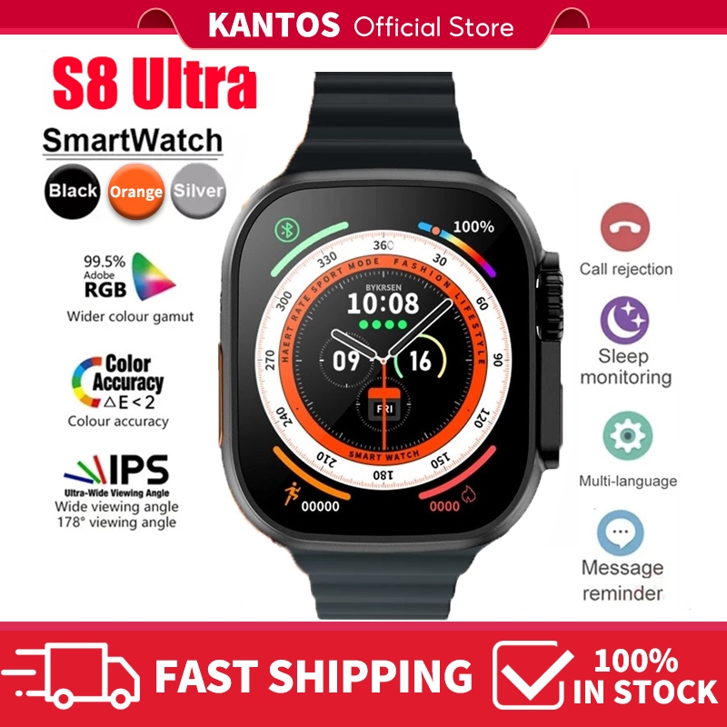 KANTOS 2024 2.02inches S8 Ultra Max Smart watch 2inch watch for Men ...