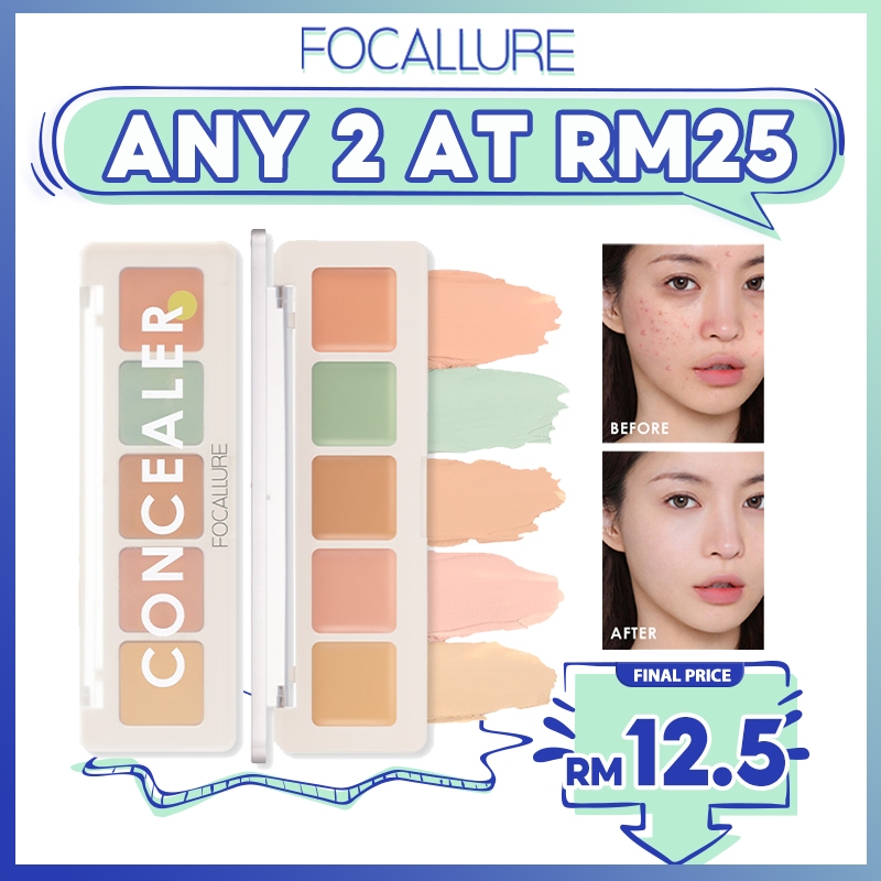 FOCALLURE High Coverage Water-proof Long Lasting Lightweight Concealer ...