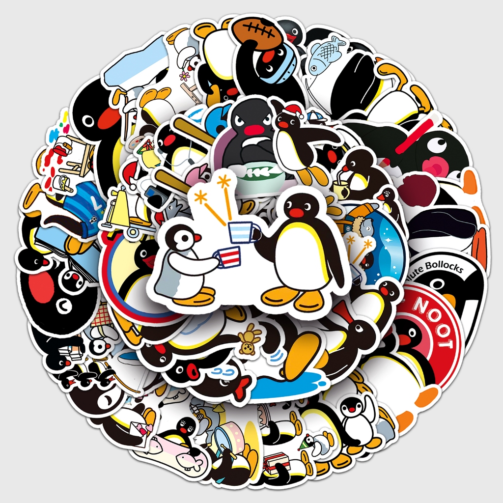 50 Piece pingu DIY Creative Motor Stickers Car Stickers Helmater ...