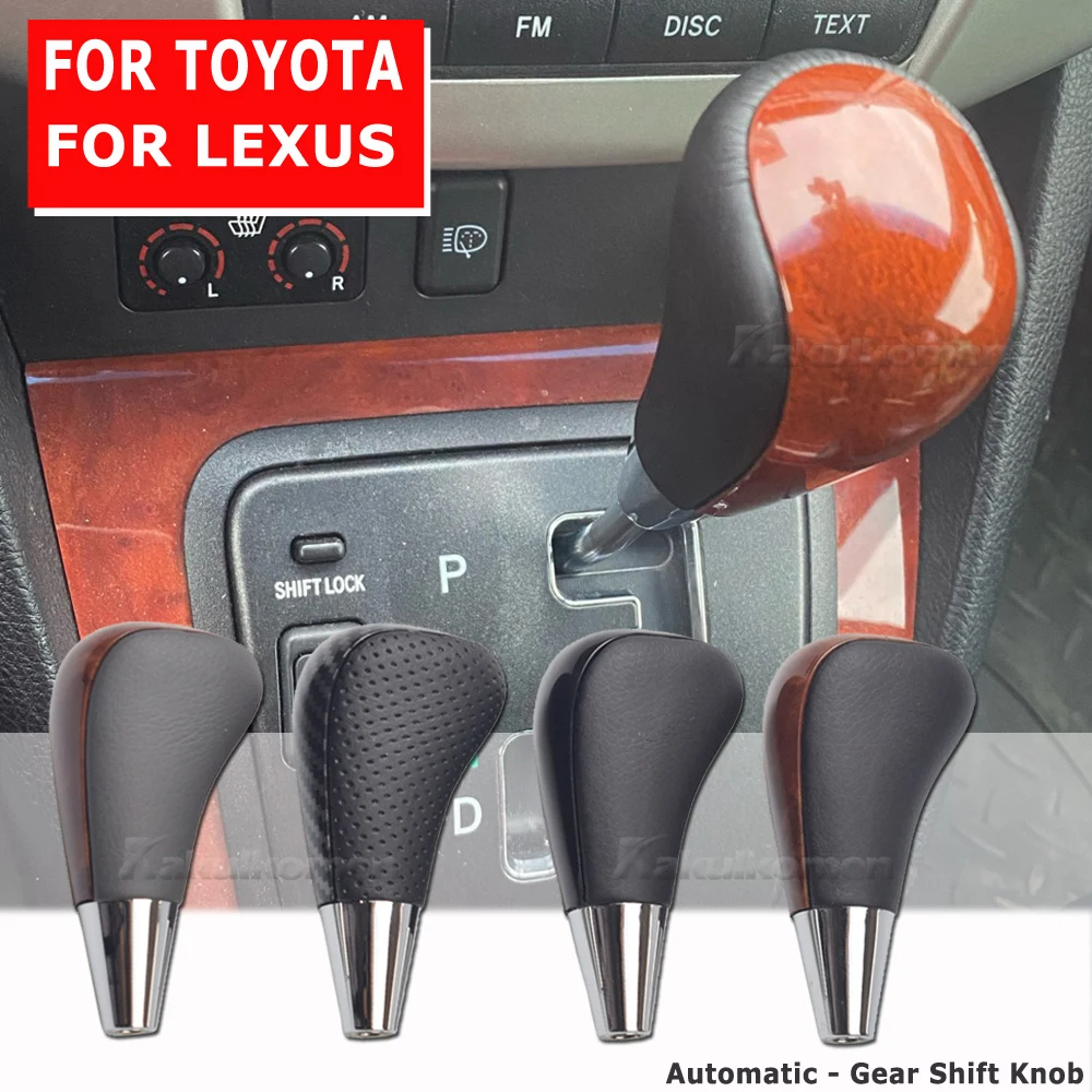 Automatic Shift Knob Leather Shift Lever Suitable for Toyota Corolla ...