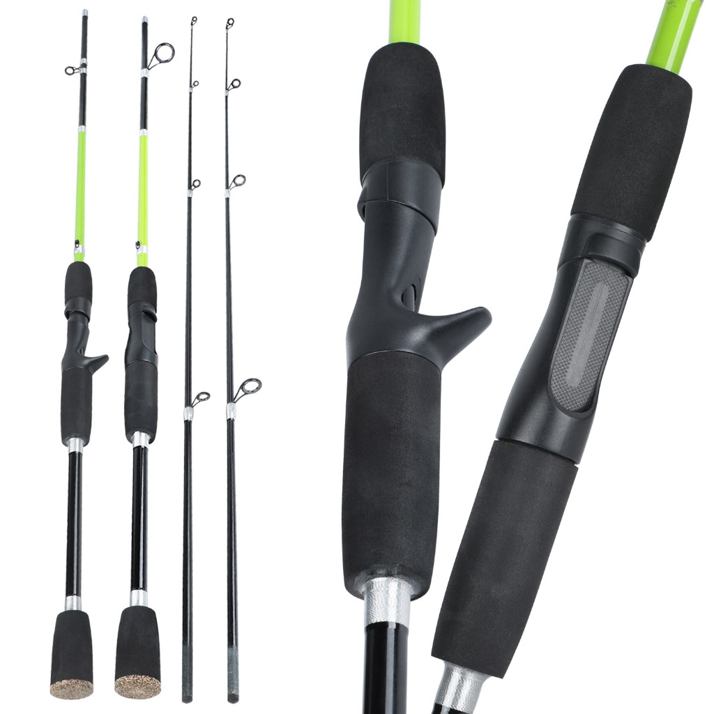 Sougayilang Spinning/Casting Fishing Rod M Power Carbon For Freshwater ...