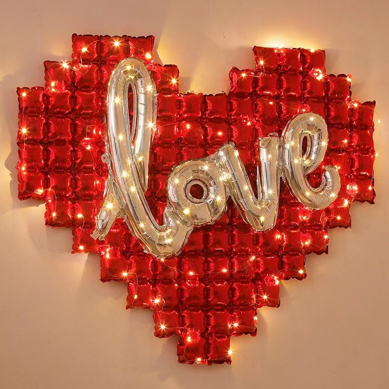Giant Love Foil Balloon Valentine's Day Birthday Decor Propose Marriage ...