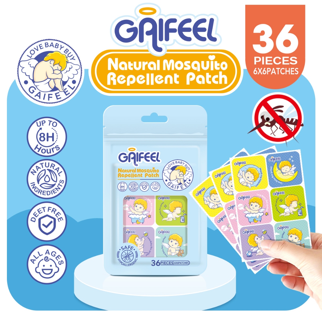 GAIFEEL Mosquito Repellent Patch Baby Mosquito Repellent Paste Anti ...