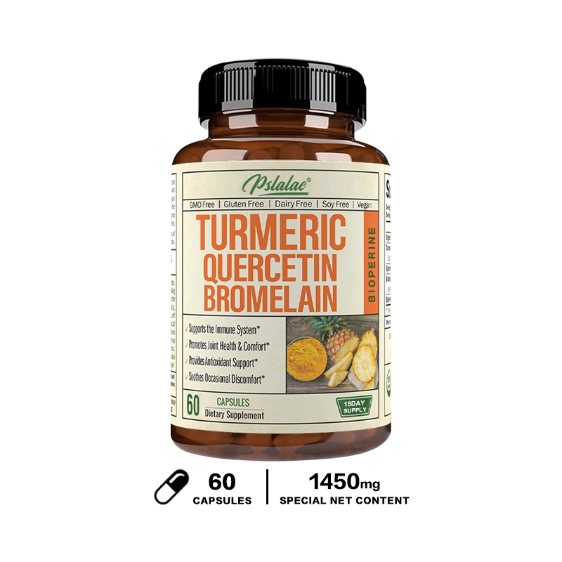 Turmeric Quercetin Bromelain Piperine - Relieve joint pain - Anti ...
