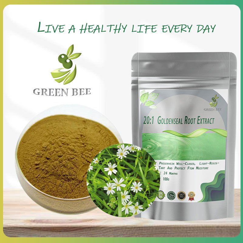 【100-1000g】20:1 Goldenseal Root Extract/Hemostasis/Dilate the pupils ...