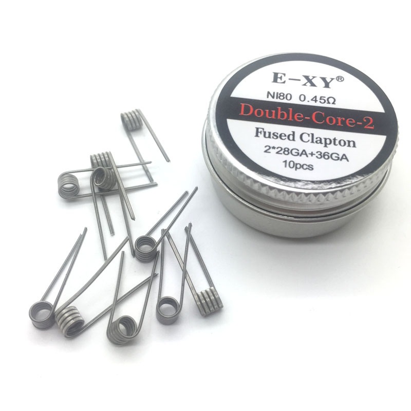 [Ship Today] 10pcs/box Nichrome Fused Clapton Coils Double/Tri/Four ...