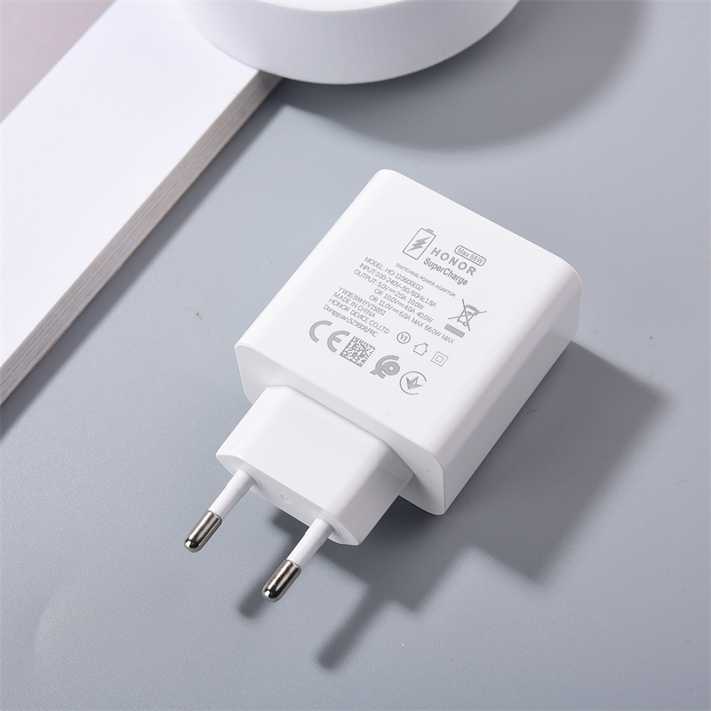 Original HONOR 66W EU Super Fast Charger 11V 6A Wall Adapter 6A Type C ...