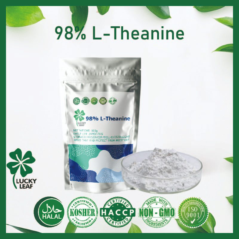 98%L-Theanine Powder/Sleep aids/Emotional relief&Anti-anxiety/Green Tea ...