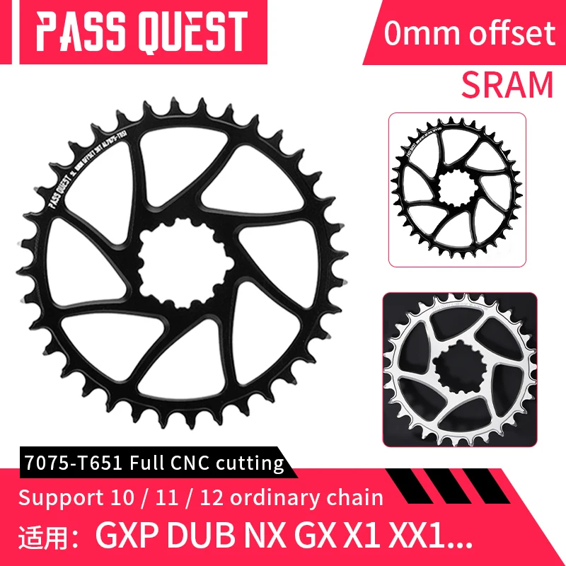 Bike Chainring SRAM Gx xx1 Eagle x01 Nx x1 x0 x9 GXP Oval Mountain Bike ...