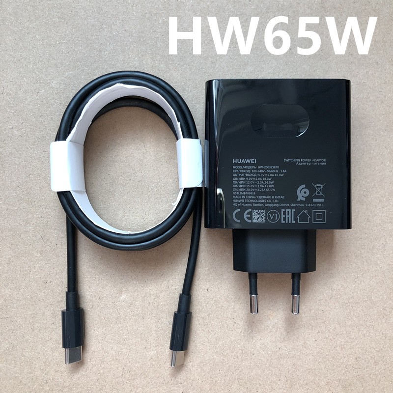 Original Huawei 65W Charger MateBook14 Laptop Adapter MateBook 13/14/Xs ...