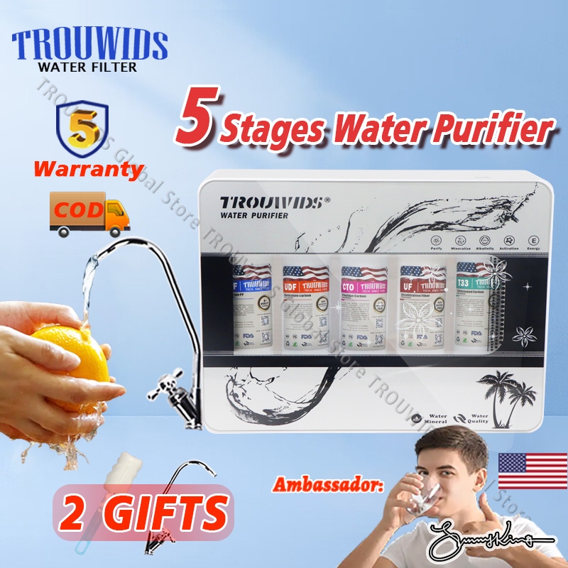 TROUWIDS Alkaline Water Filter Water Purifier 5 Stages | Shopee Malaysia