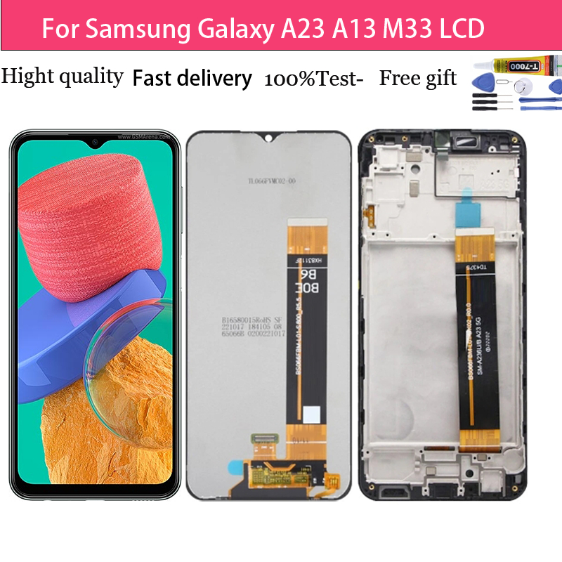 Original For SAMSUNG Galaxy A23 A235 A236 A13 A135 M33 M336 LCD Display ...