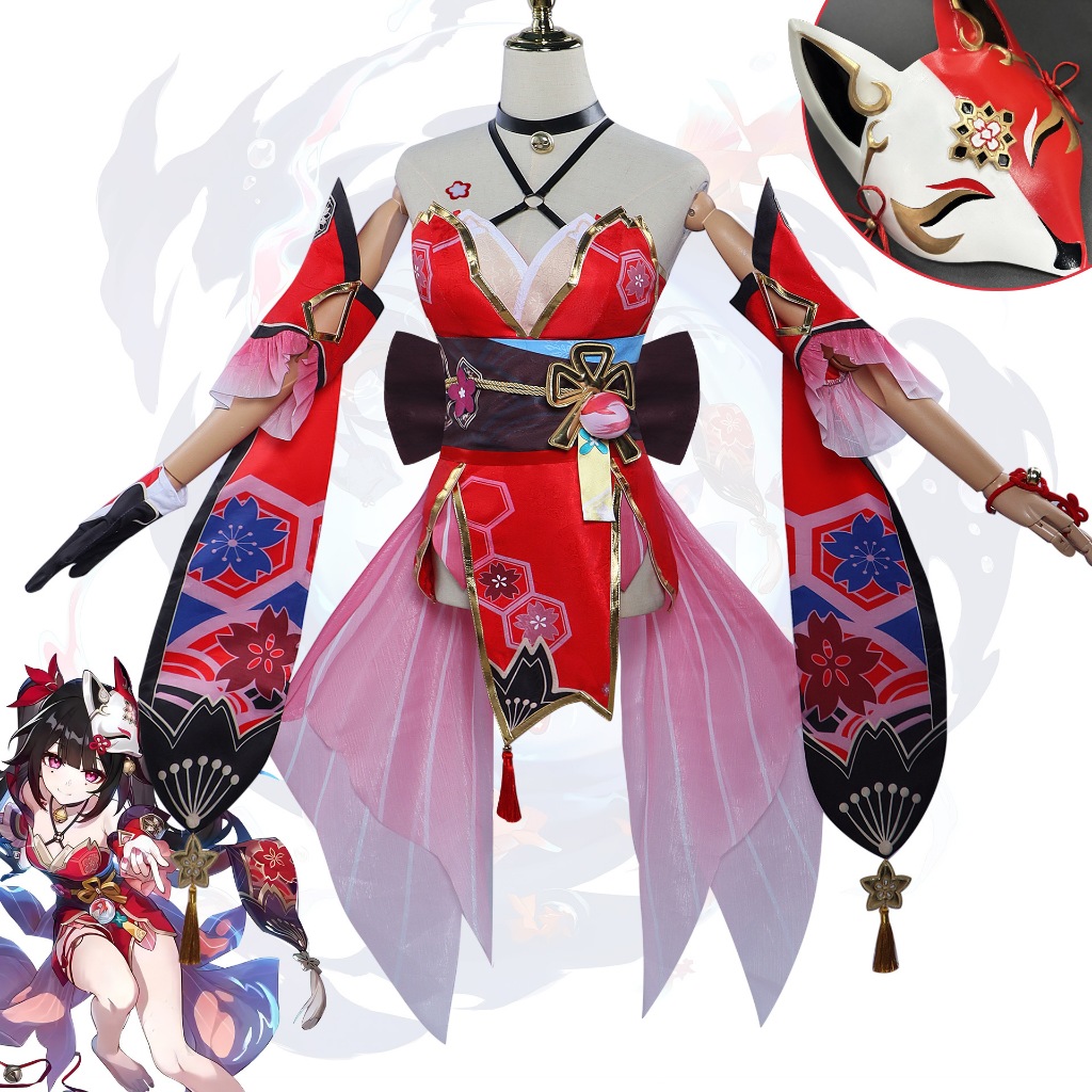 Honkai Star Rail Sparkle Cosplay Costume Masked Fools Cos Anime Game Women Cos Costumes Full