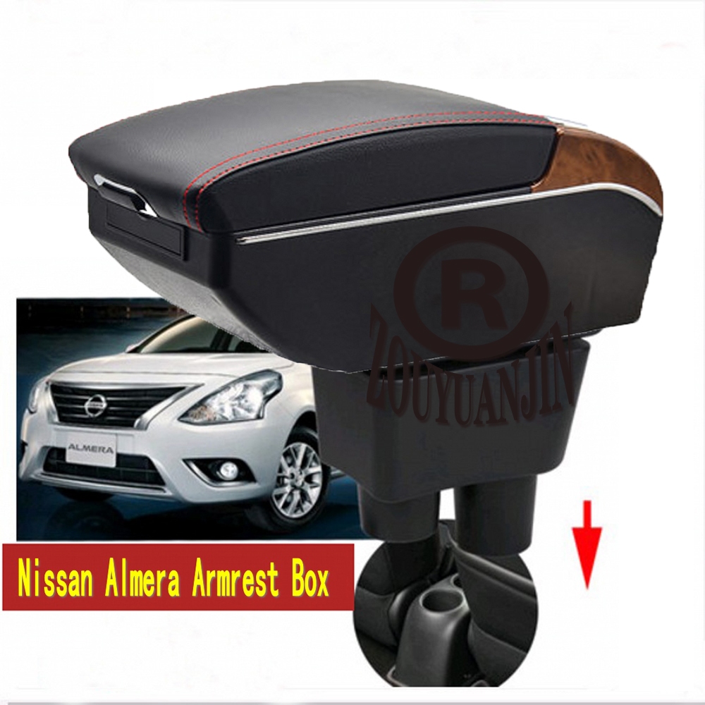 Car ArmRest Nissan Almera Sunny Center Console Armrest Box Storage ...