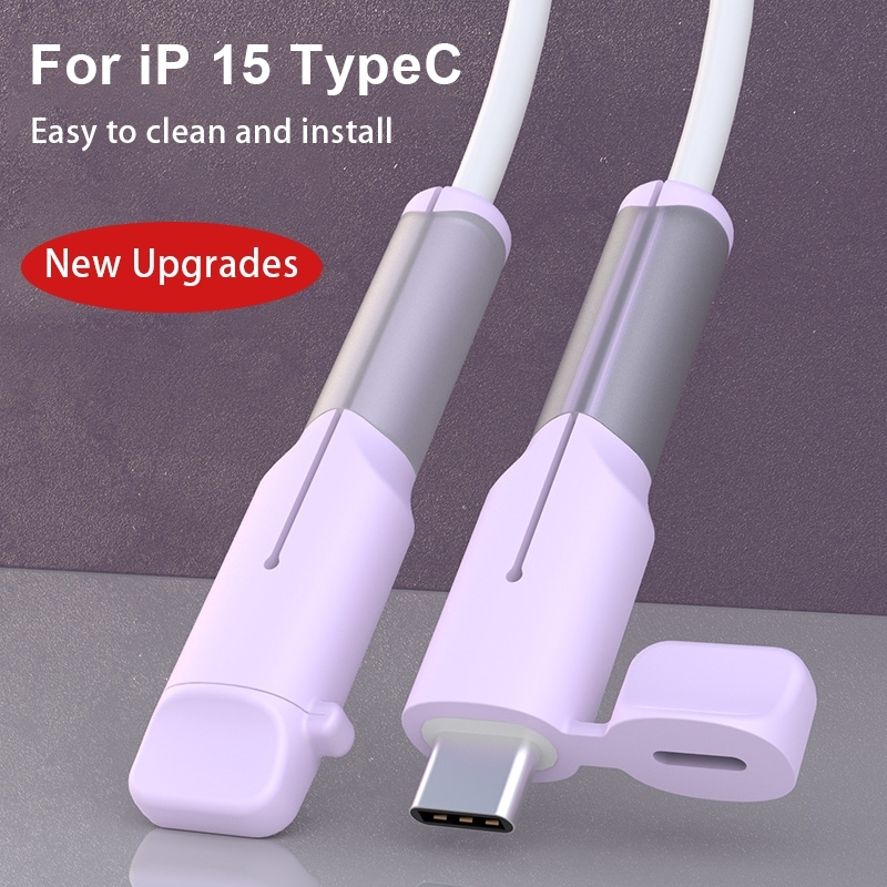 Soft Silicone iP 20W Fast Charger Protector/Typec to Typec Cable ...