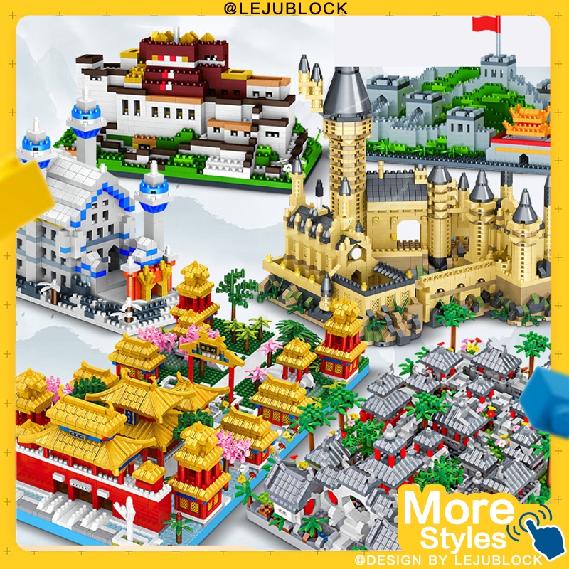 【🏰LEJUBLOCK💯】world landmarks building blocks toys for kids Suzhou ...