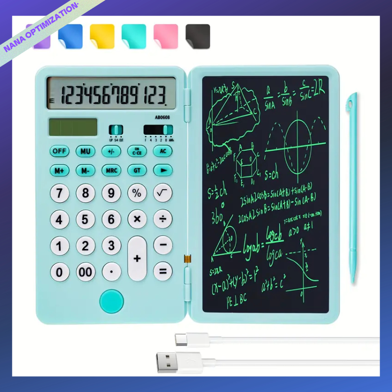 Student Calculator View Calculator With Notepad, 12-digit Large Display ...