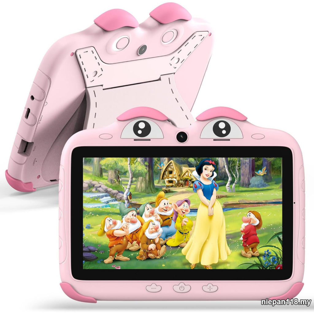 Kids Tablet for Toddlers 7 inch Tablet for Kids with WiFi Dual Camera ...