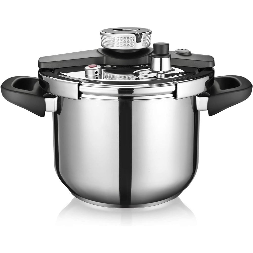 Pressure Cooker，6.3-Quart Kitchen Pressure Cooker，Suitable for ...