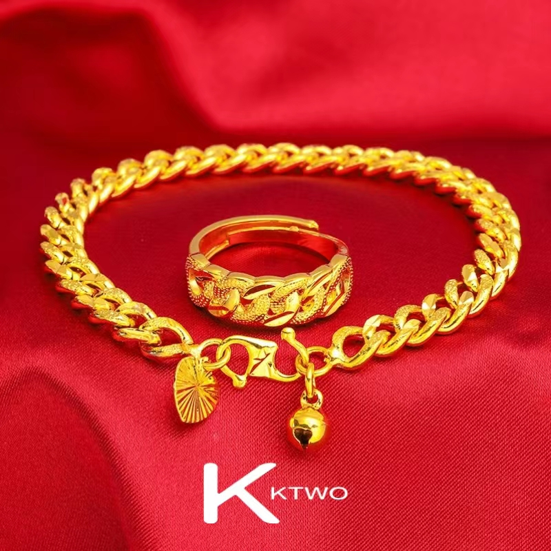 Original 916 gold Simple Fried Dough Twists Women's Adjustable Ring ...