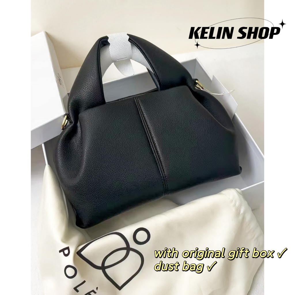 [with original box] Polene Numero Neuf 真皮手提包 斜挎包 法国小众设计 | Shopee Malaysia