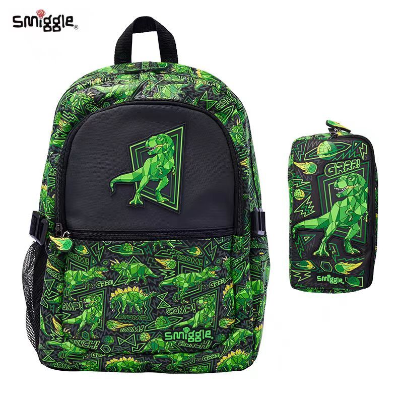 Smiggle Dinosaur Wild Side Classic Attach Backpack Primary school bag ...