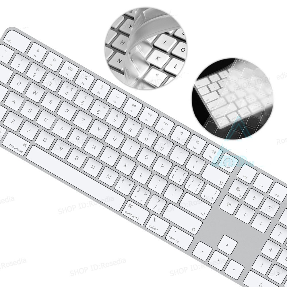 Ultra-Thin TPU US Keyboard Cover for 2021 Magic Keyboard A1314 A1644 G6 ...
