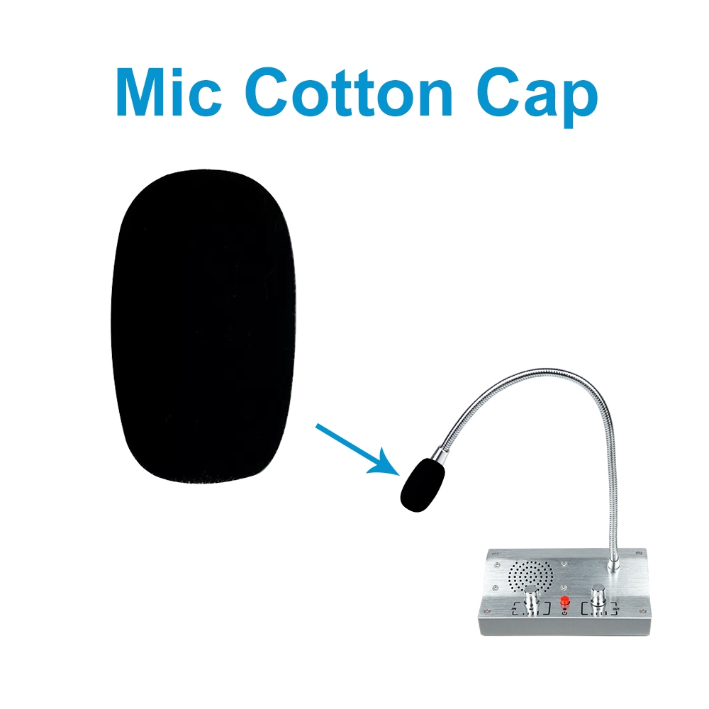 Dual Way Window Intercom Microphone Cover Soft Elastic Sponge For ...