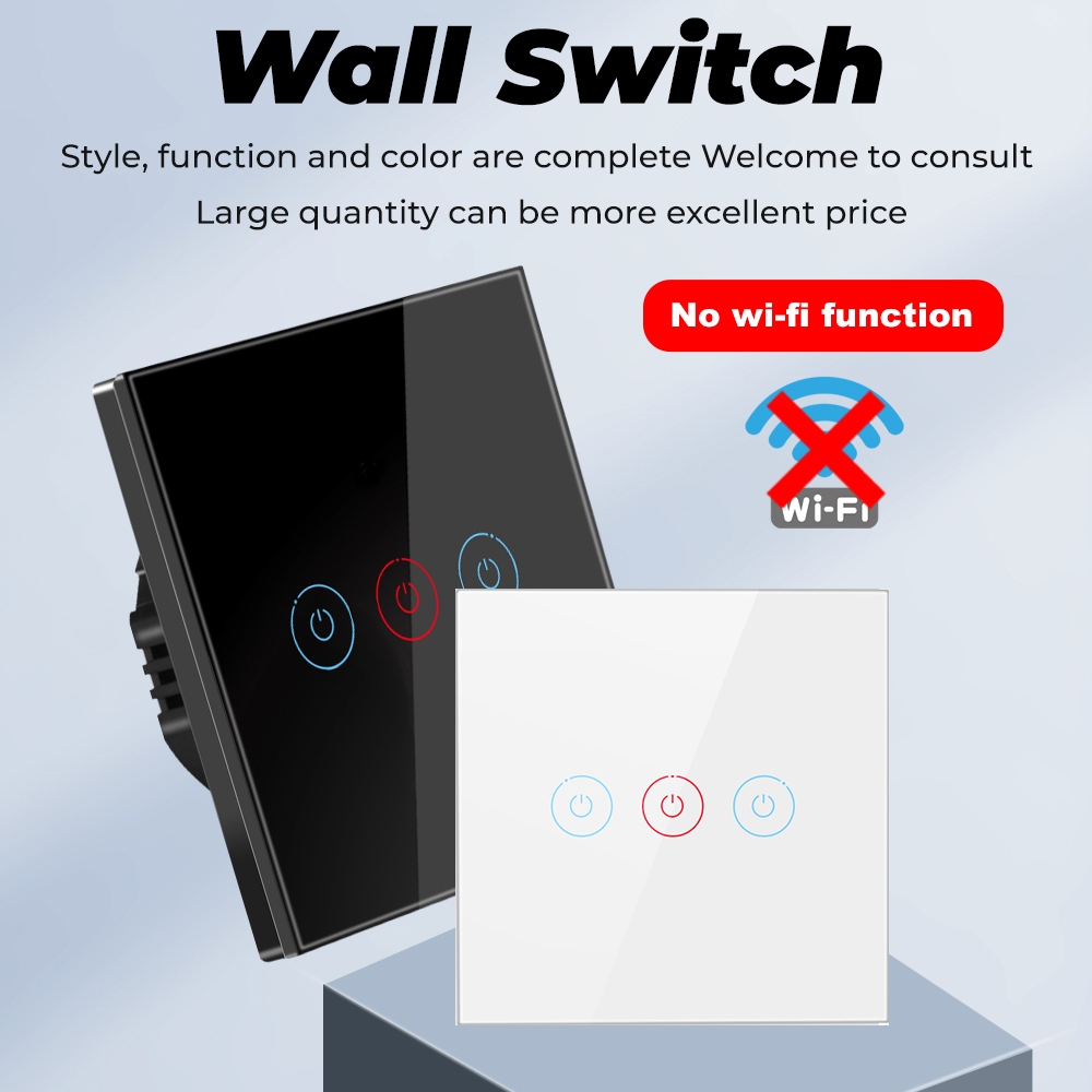 SMATRUL Touch Wall Switch Light No Neutral Wire Required led Lamp ...