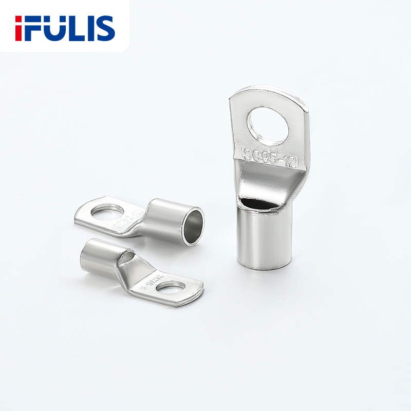 SC16-6 SC25-8 SC35-8 SC1.5-95mm² Tinned Thicken Copper Lugs Ring Bolt ...
