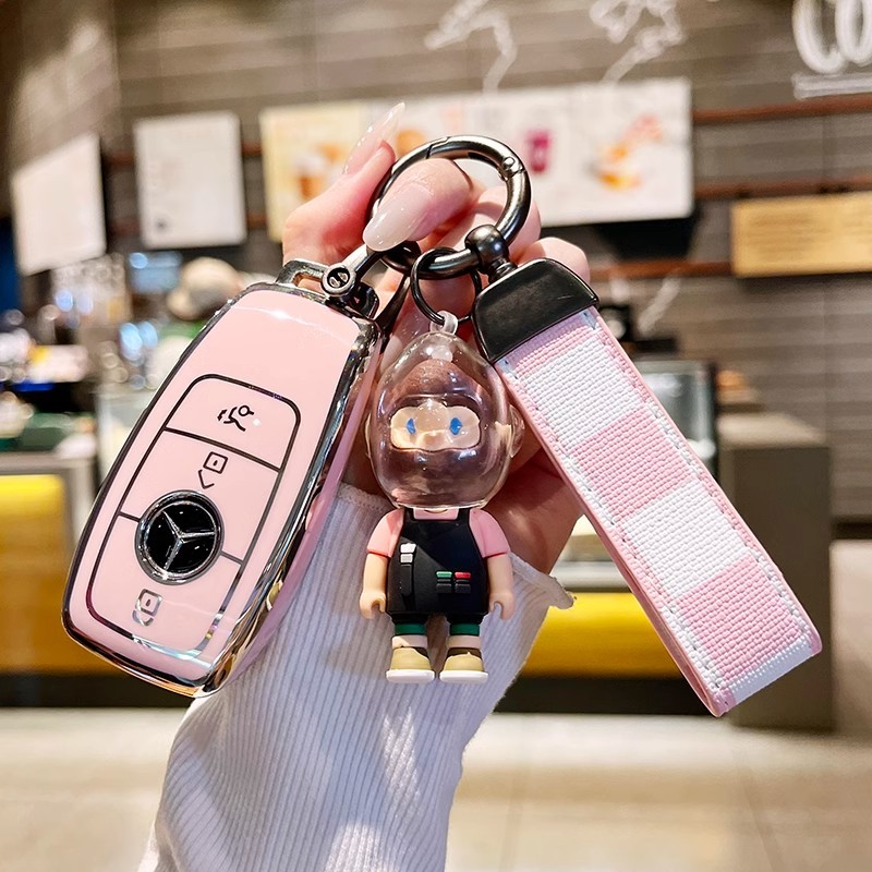 Mercedes-BENZ Key Case Female BENZ C300 E260 W205 E43 s-Class GLC A200 ...