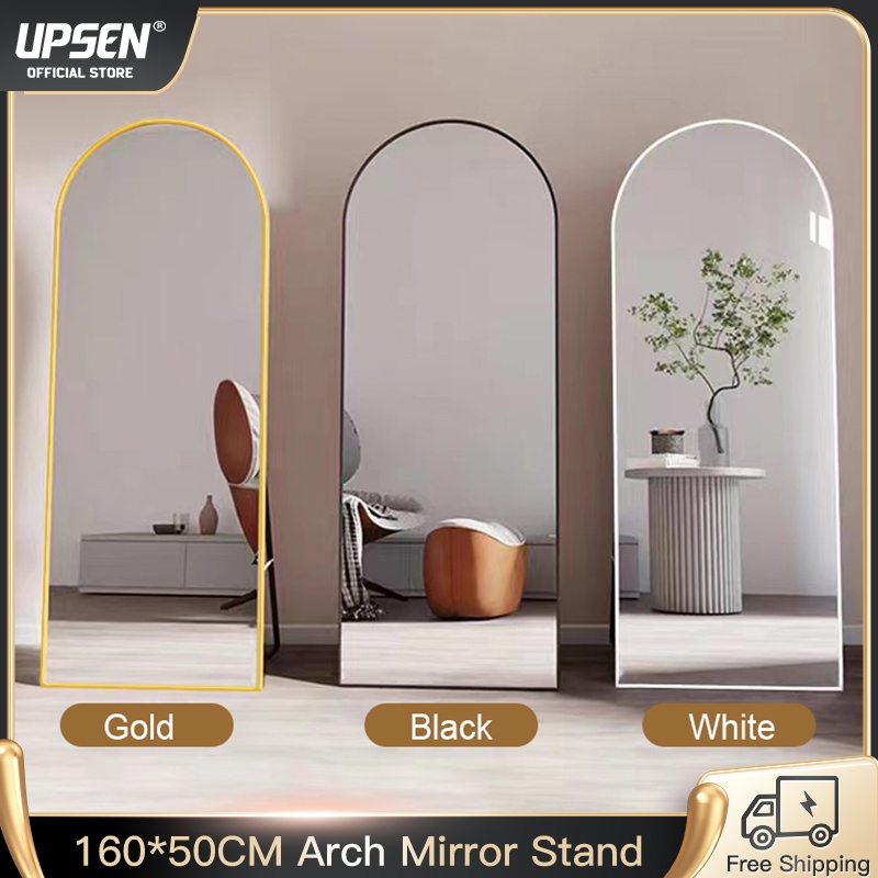 50*160CM Arch Mirror Stand /Cermin Panjang Murah/Full Body Long Mirror ...