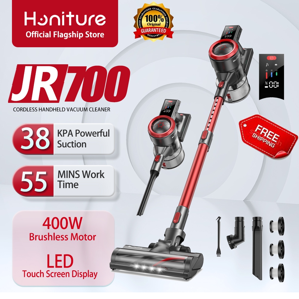 Honiture buture JR700 Cordless Vacuum Cleaner 38KPA 55Mins Runtime with ...