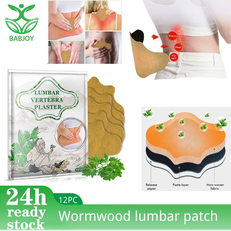 Sumifun 12Pcs Back Pain Spine Patch Lumbar Medical Plaster Arthritis ...