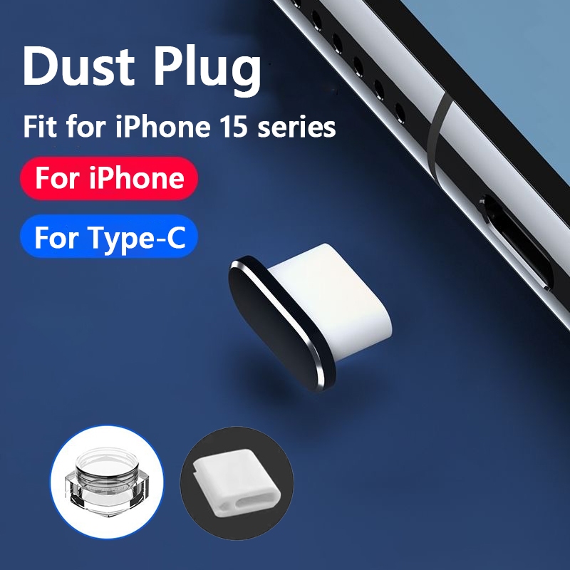 Metal Charger Port Stopple Phone Dust Plug For All Mobile Phone Metal ...