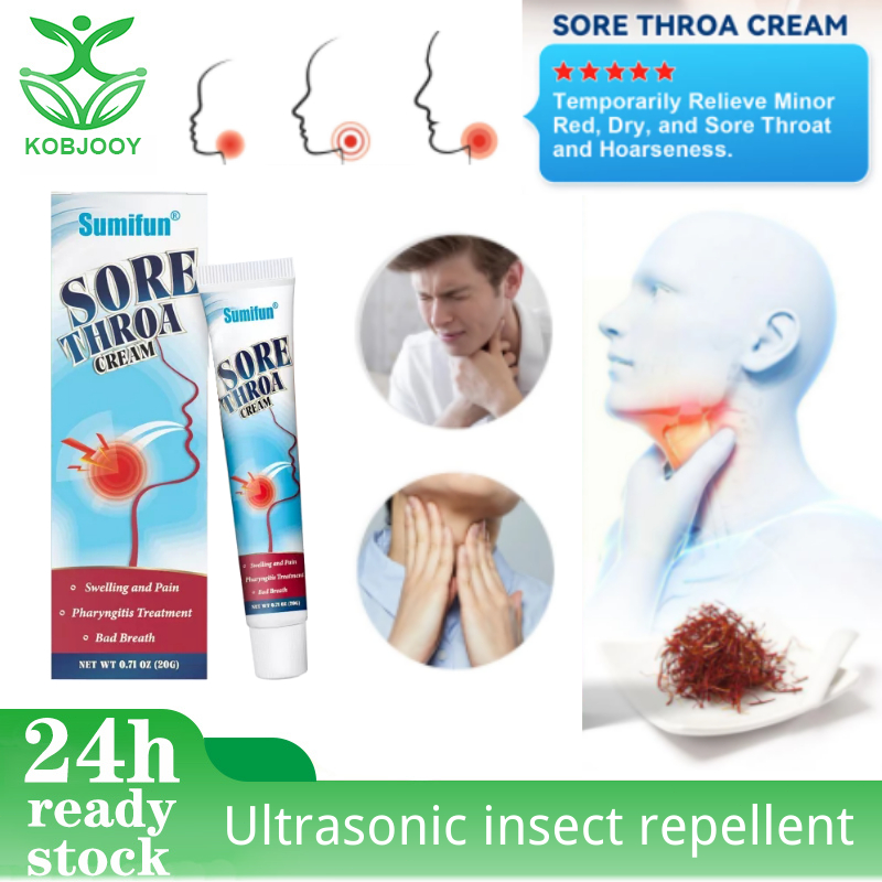 20g sumifun sore throat cream cough pharyngitis dry medical ointment itching neck pain relief ...