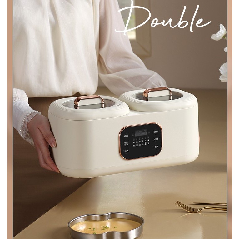 Two-in-one Intelligent Cooking Rice Cooker for Home Use 4L High ...