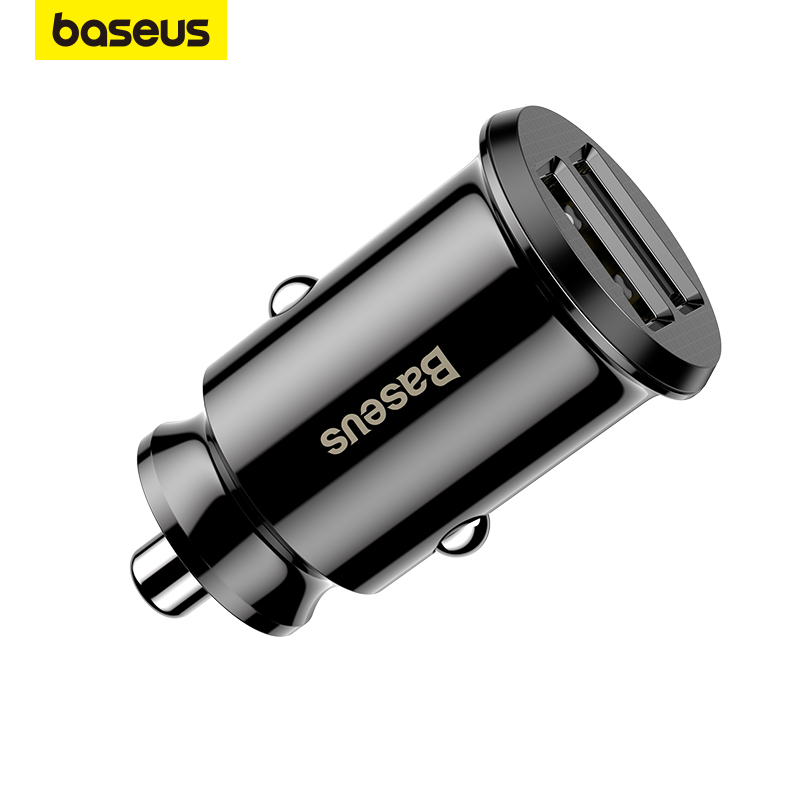 Baseus Dual USB Car Phone Charger Adapter in Car (3.1A) | Shopee Malaysia