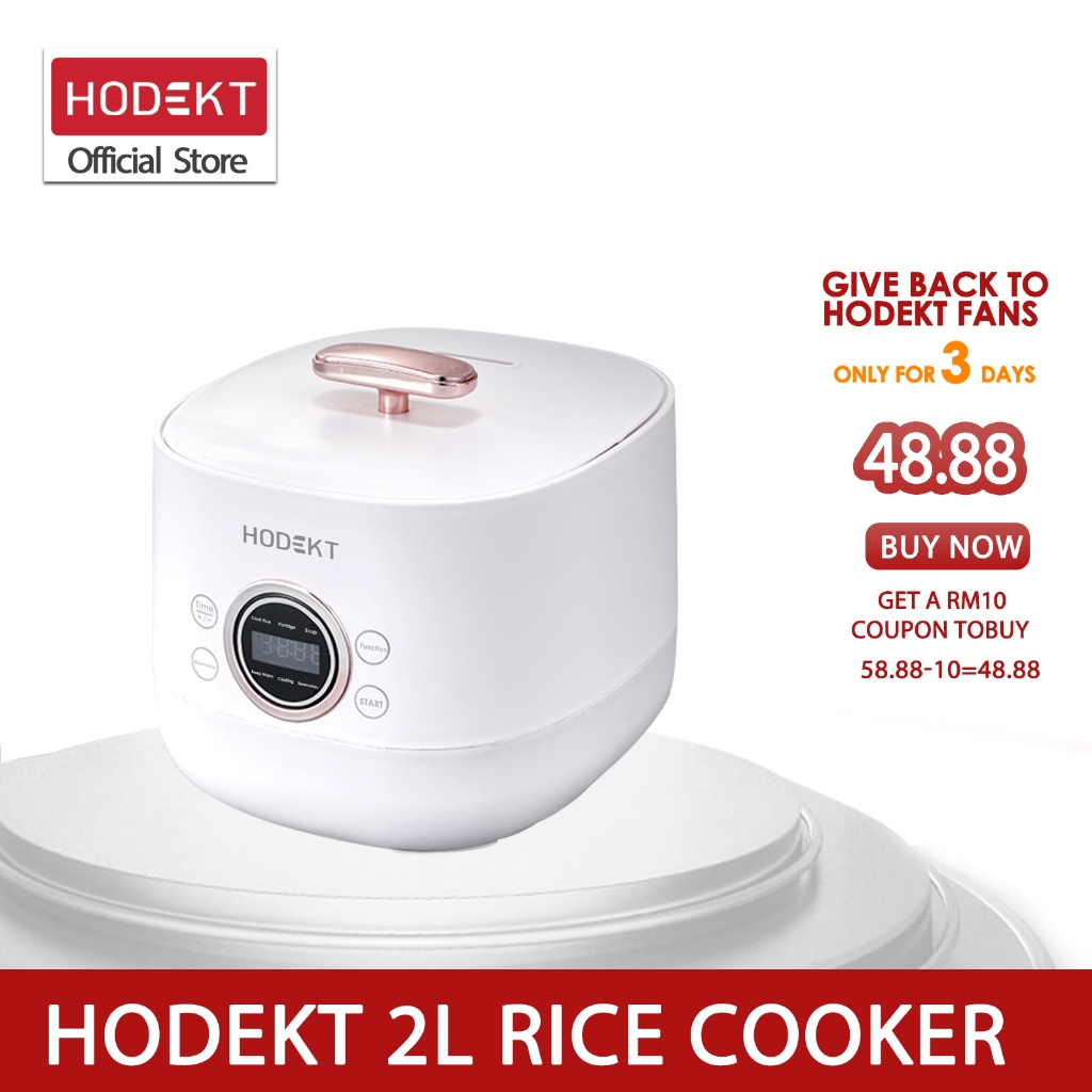 HODEKT Multi Cooker Periuk Nasi Elektrik Mini Rice Cooker Smart 2L Non ...