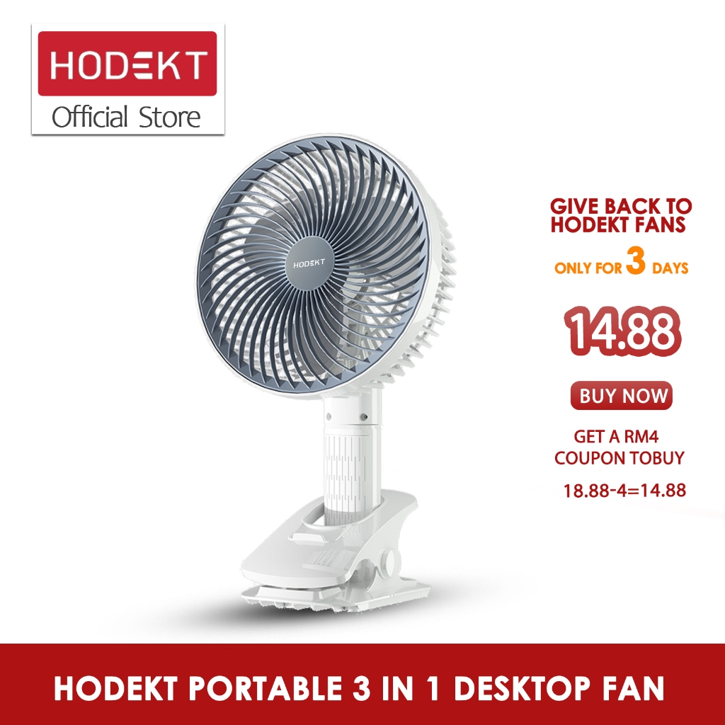 HODEKT New Kipas Mini Adjustable Mini Fan Kipas Small Cooling Handy ...