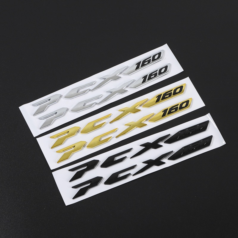1 pair HONDA PCX 160 3D Emblem Hard ABS Stickers for HONDA Motorcycle ...
