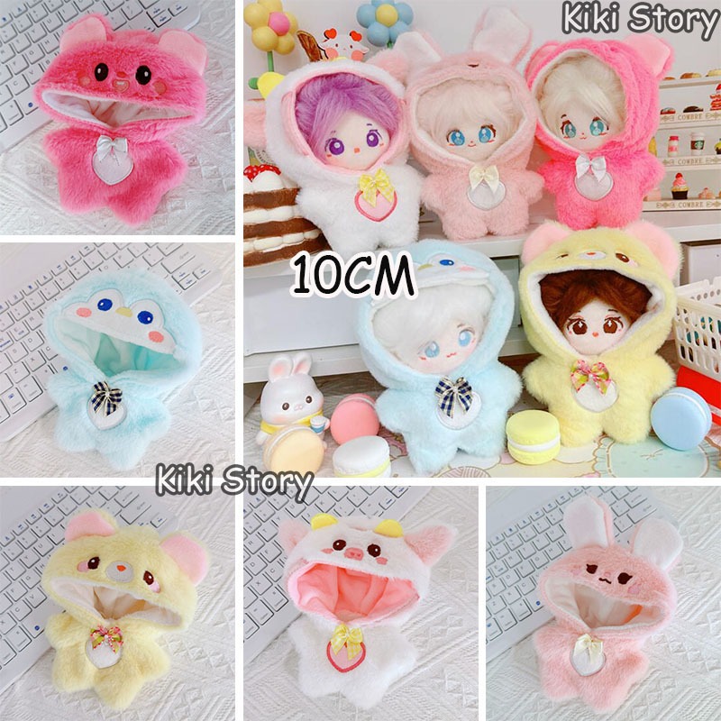 10CM Idol Doll Clothes Penguin Jumpsuit Rabbit Cloak BJD Dolls ...