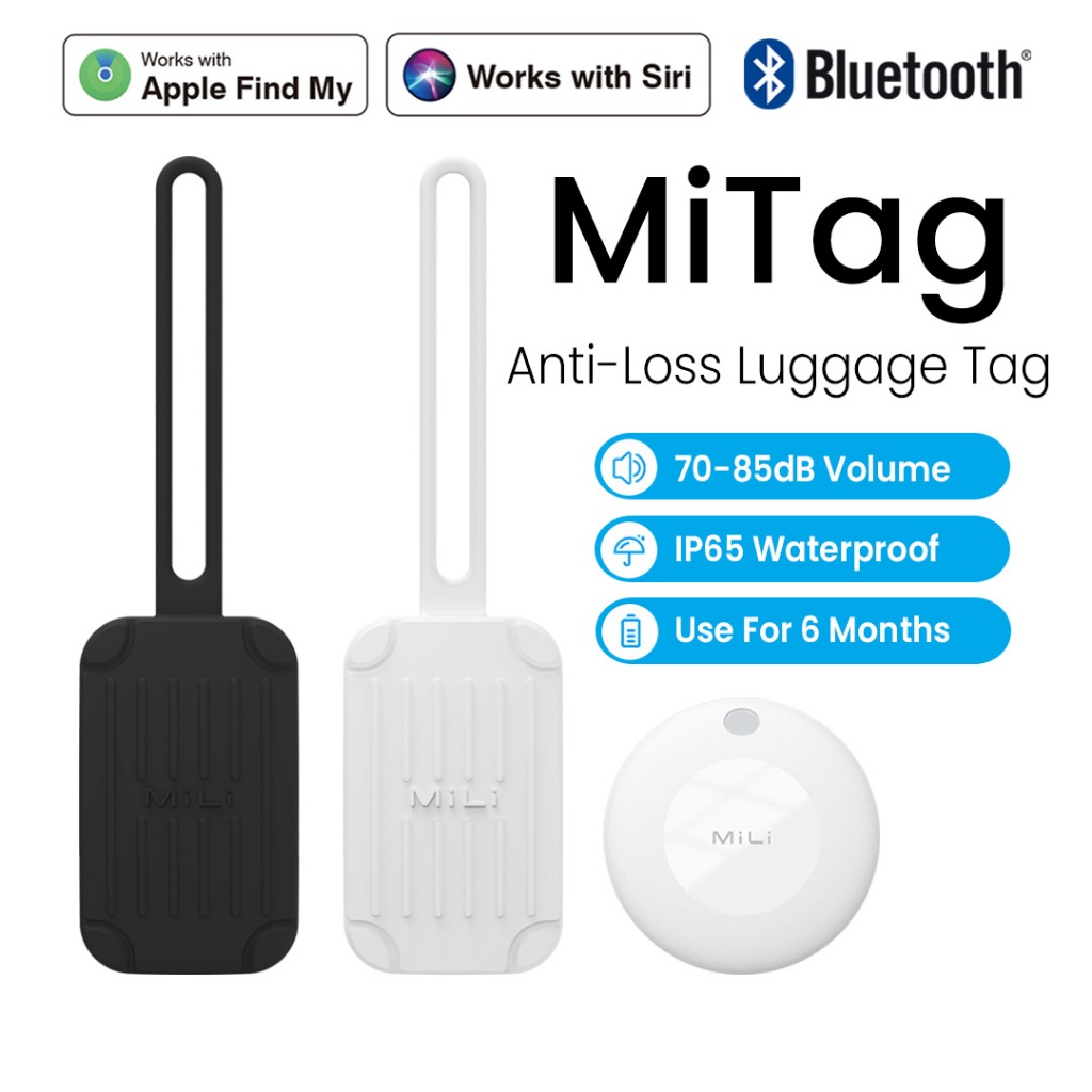For iOS MiLi MiTag Smart Bluetooth Anti-Loss Luggage Tag GPS Global ...
