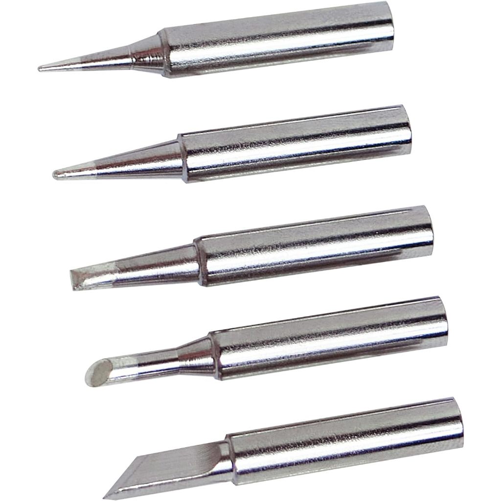 5-Piece Set Of 900M Electric Brass Soldering Iron Heads Welding Table ...