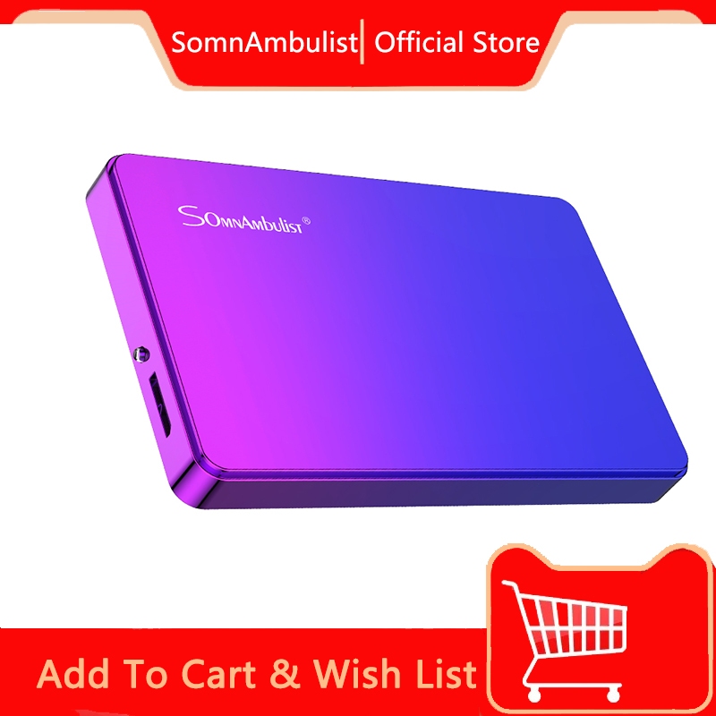 Somnambulist Original 2.5 "Portable Mobile Hard Disk 1TB, 500GB USB3.0 ...