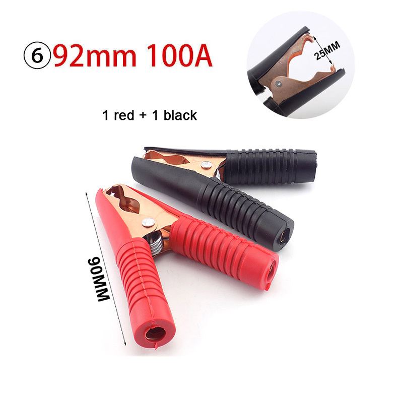 1 Pair 5A 30A 50A 100A Alligator Clips Probe Crocodile Clip Clamps ...